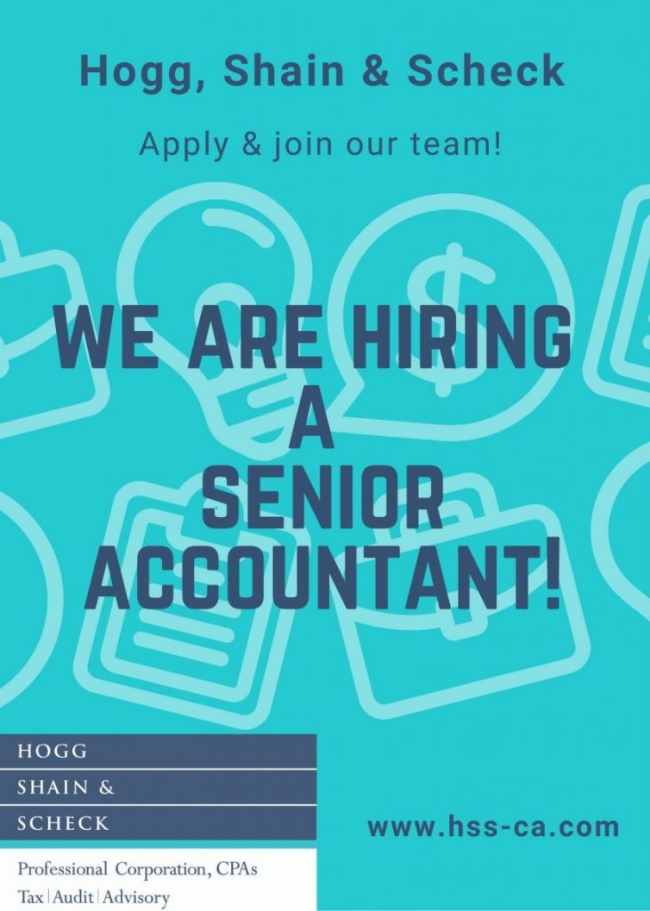 Senior Accountant - Hogg, Shain & Scheck